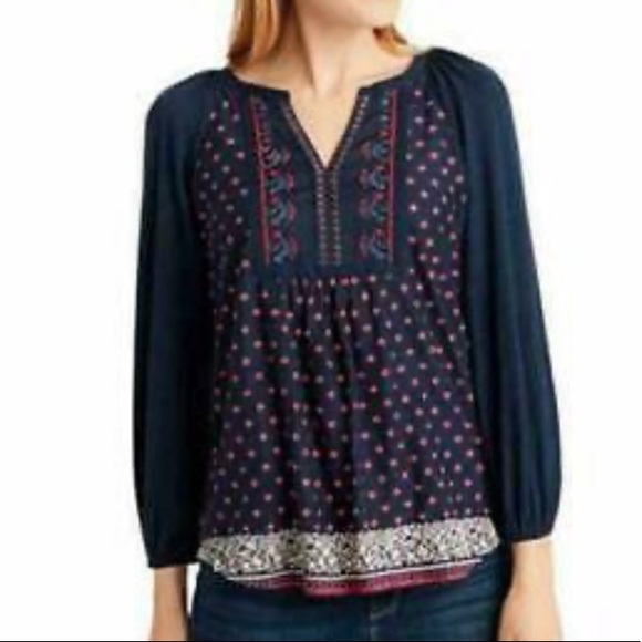 Vintage America | Tops | Vintage X America Sleeve Cotton Peasant Top ...